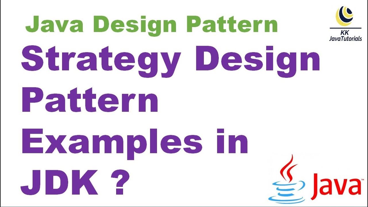 Strategy Design Pattern in JDK ? || Design Pattern Interview Question || Behavioral pattern in java