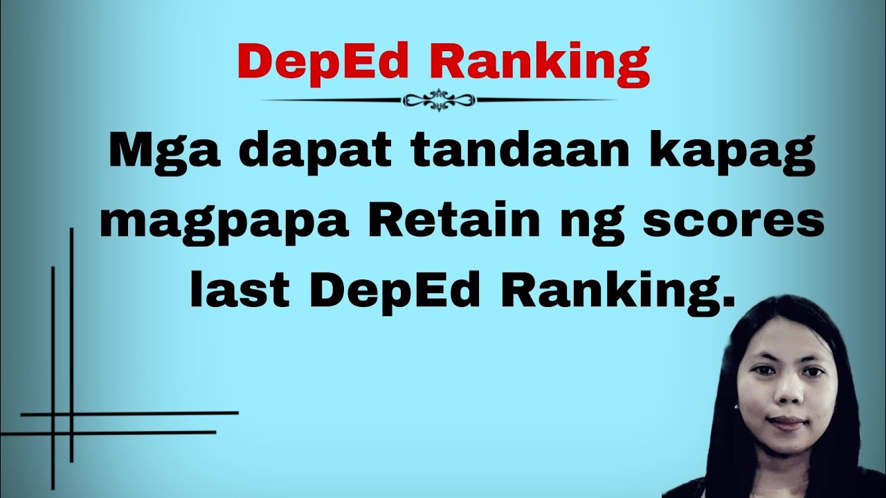How to retain scores last DepEd ranking? | Ranking Tips | Get Hired