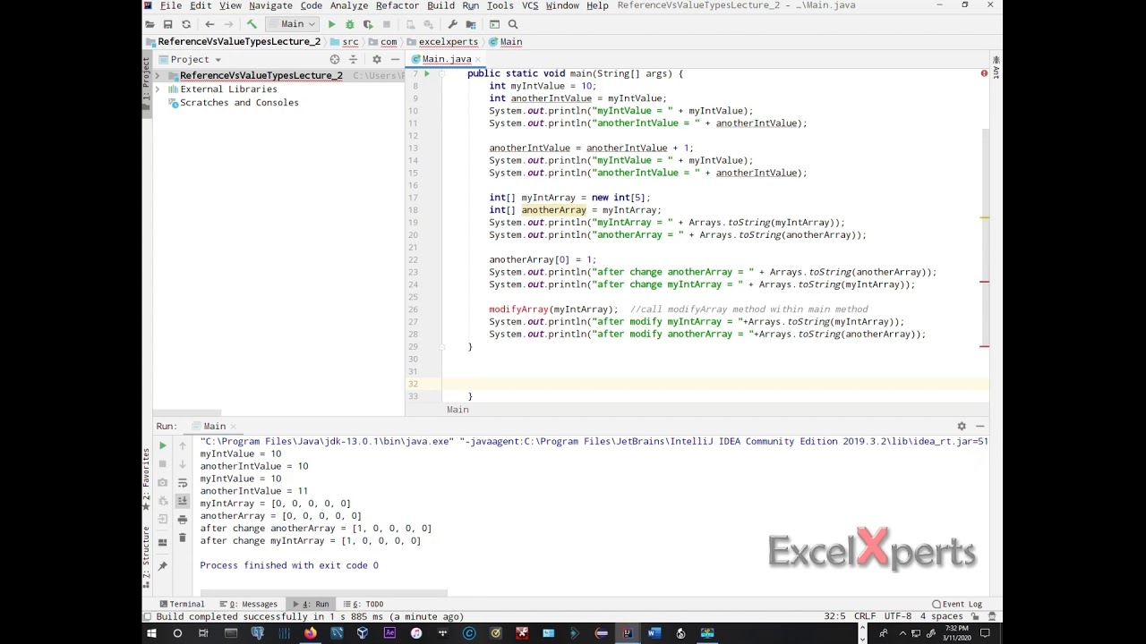Java Array Value vs Reference Types - Michael Pomeroy