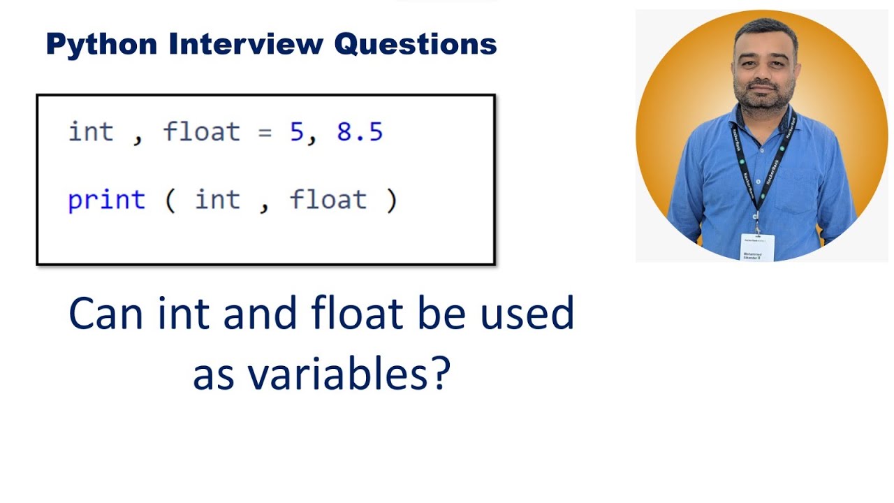 Python Interview Question - int as variable