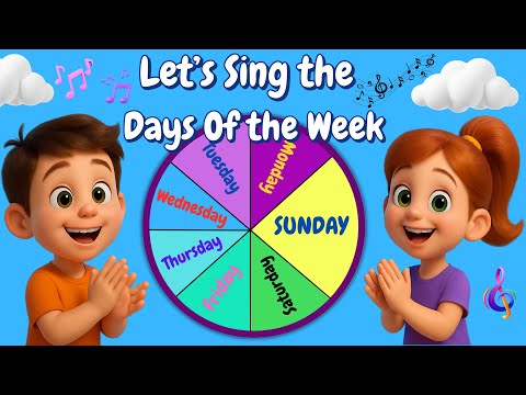 Nursery Rhyme - DAYS OF the WEEK SONG - Learn and Dance