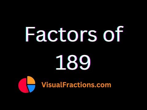 Factors of 189 | Prime Factors, Factor Pairs & More