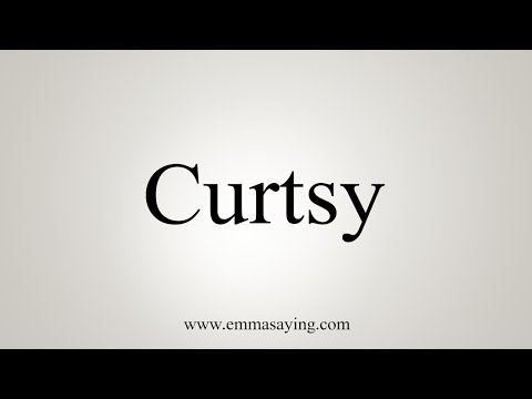 How To Say Curtsy