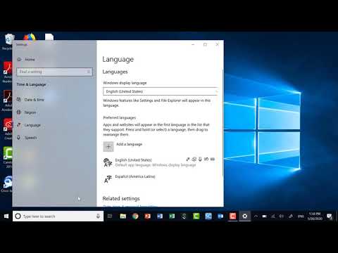 Typing in Spanish, Windows 10