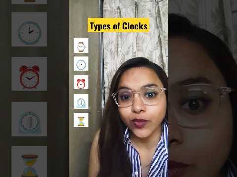 Types of clocks #english #viral