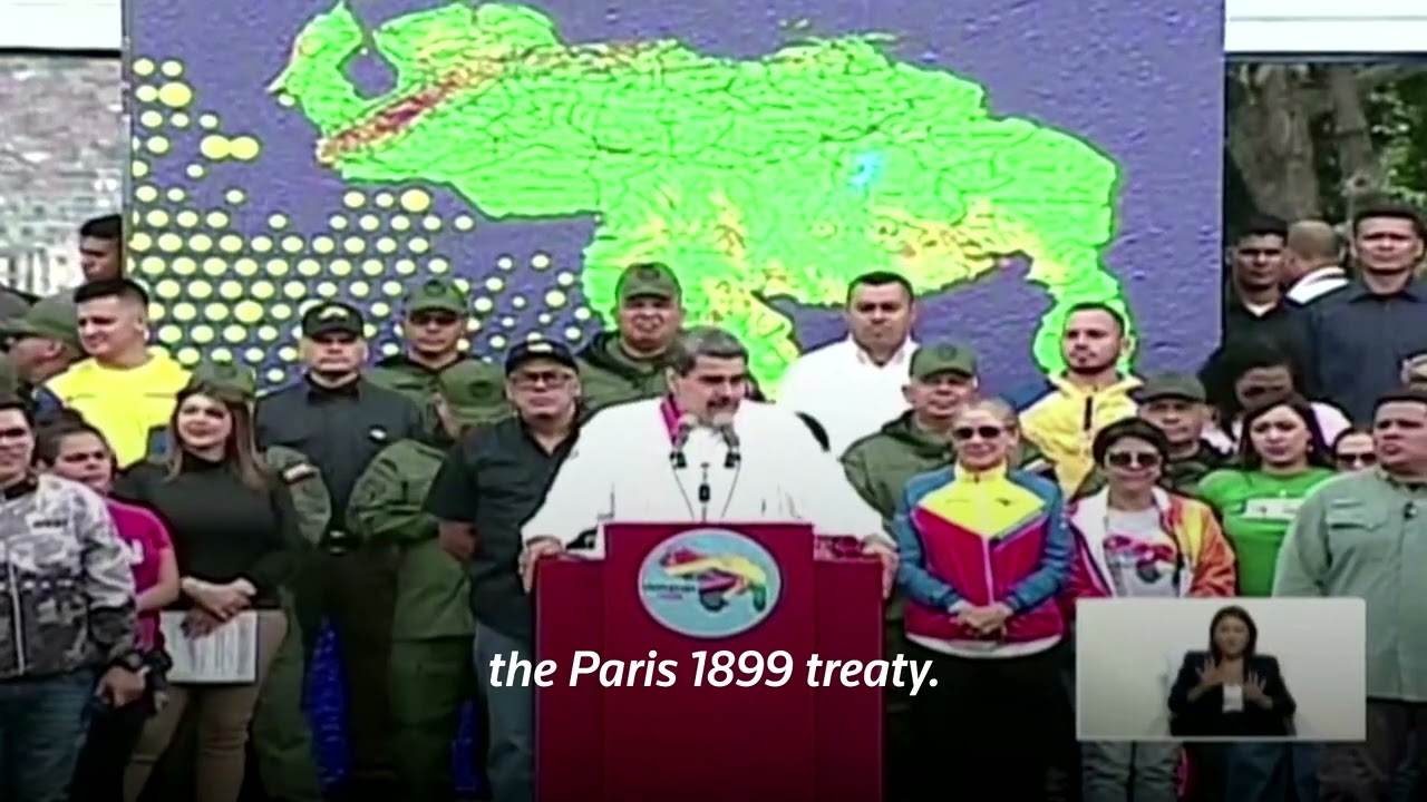 Venezuela's Maduro unveils new map with disputed territory