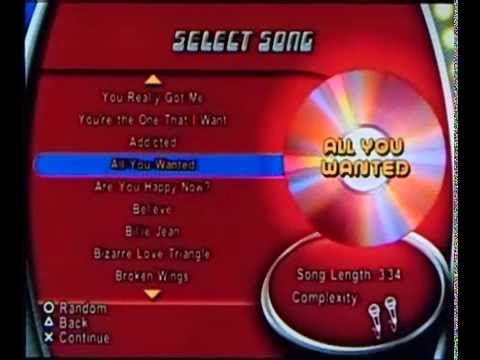 karaoke revolution vol 01 (full song list)