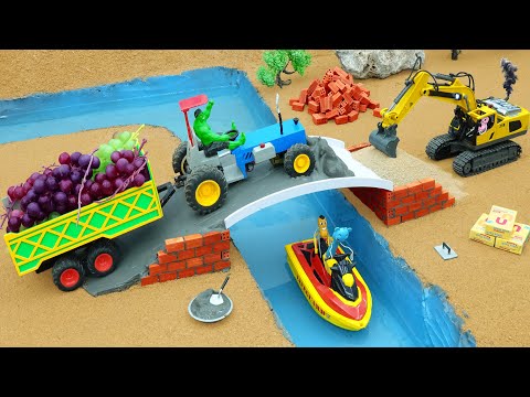 DIY science project epic bridge using modern construction equipment