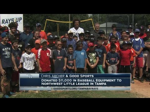SEA@TB: Archer visits Northwest Little League