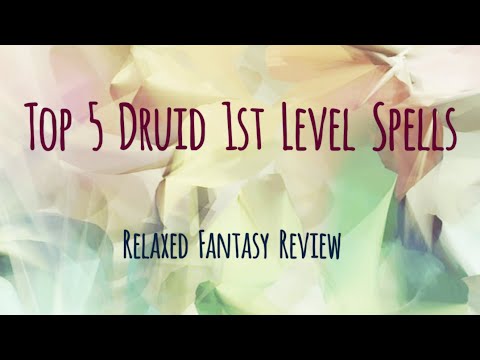 Top 5 Druid 1st Level Spells - DnD 5e