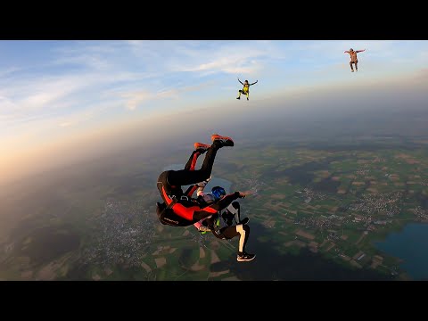 September - Skydiving in Switzerland