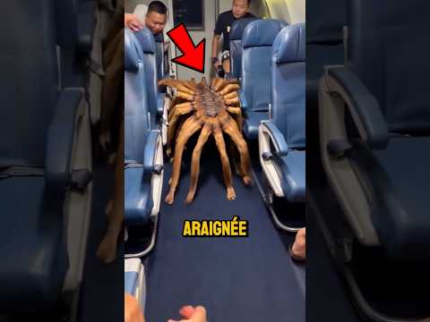 Une étrange créature est apparue dans l'avion 😮😨 #shorts