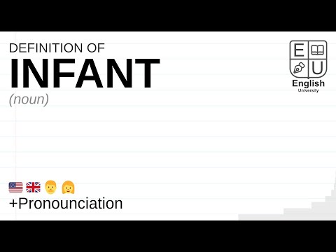INFANT meaning, definition & pronunciation | What is INFANT? | How to say INFANT