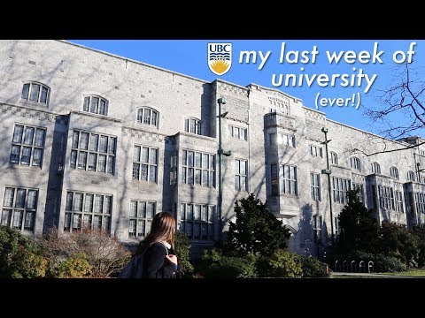 my last week of college ! || UBC ( University of British Columbia )