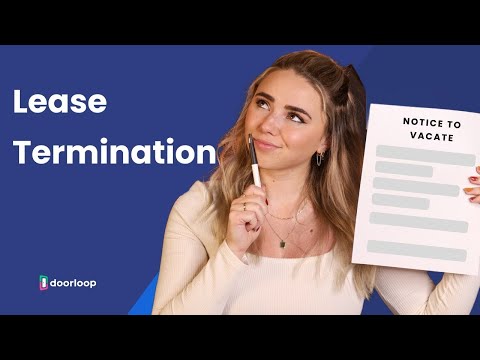 How To Write A Lease Termination Letter And Notice To Vacate