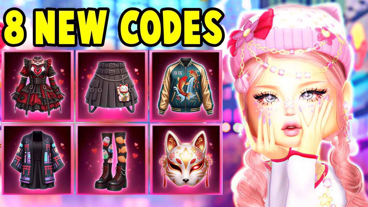 ALL *NEW TOKYO UPDATE CODES 2026* ALL WORKING CODES FOR DRESS TO IMPRESS UPDATEA! DTI CODES