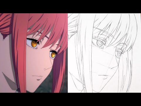How To Draw ''MAKIMA'' Chainsaw Man || Step By Step Tutorial!