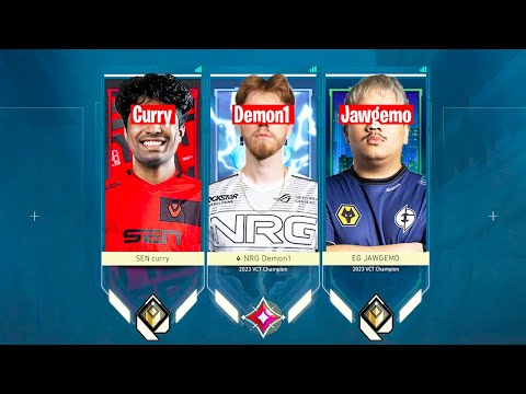 What Happenes When Demon1, Curry & Jawgemo team up vs Eggster & other in a pros lobby... | VALORANT