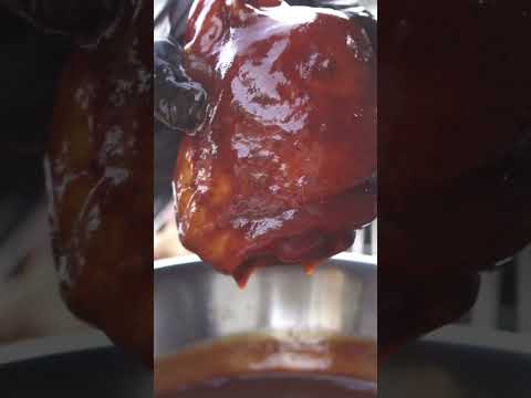 Smoked BBQ Chicken Thighs on the Weber Kettle