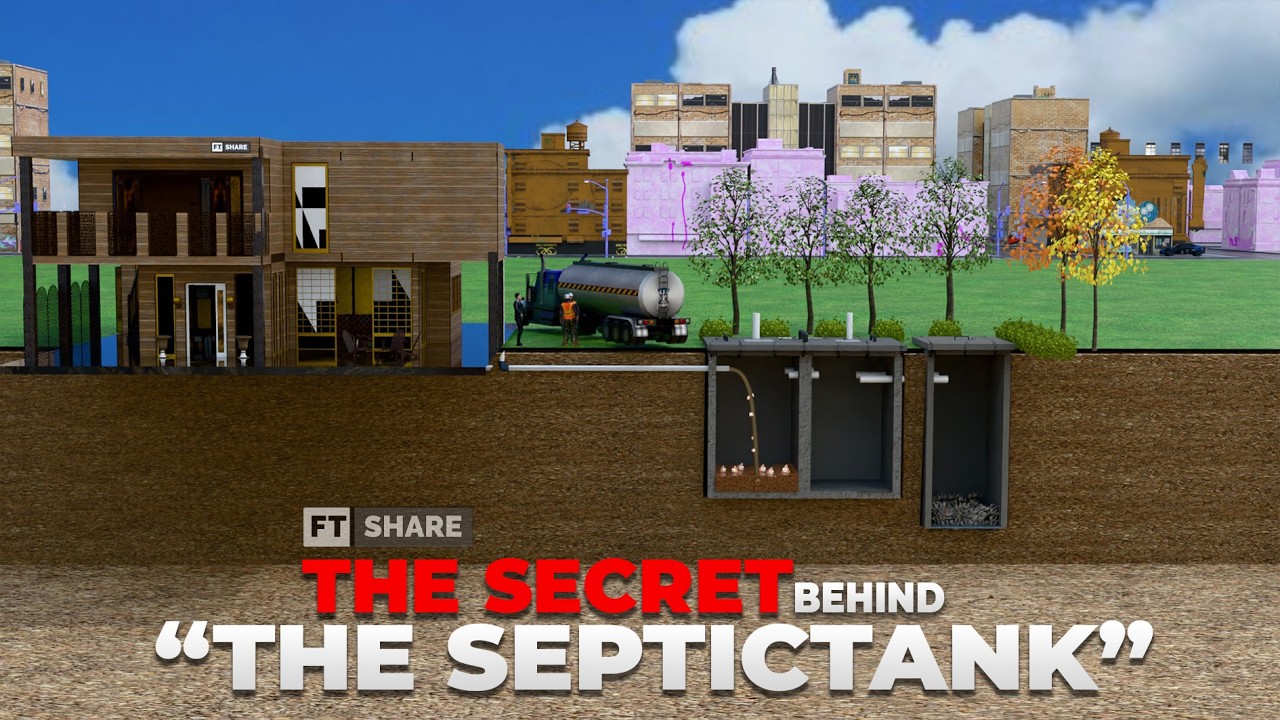 How a Septic Tank Works – Explained with 3D Simulation