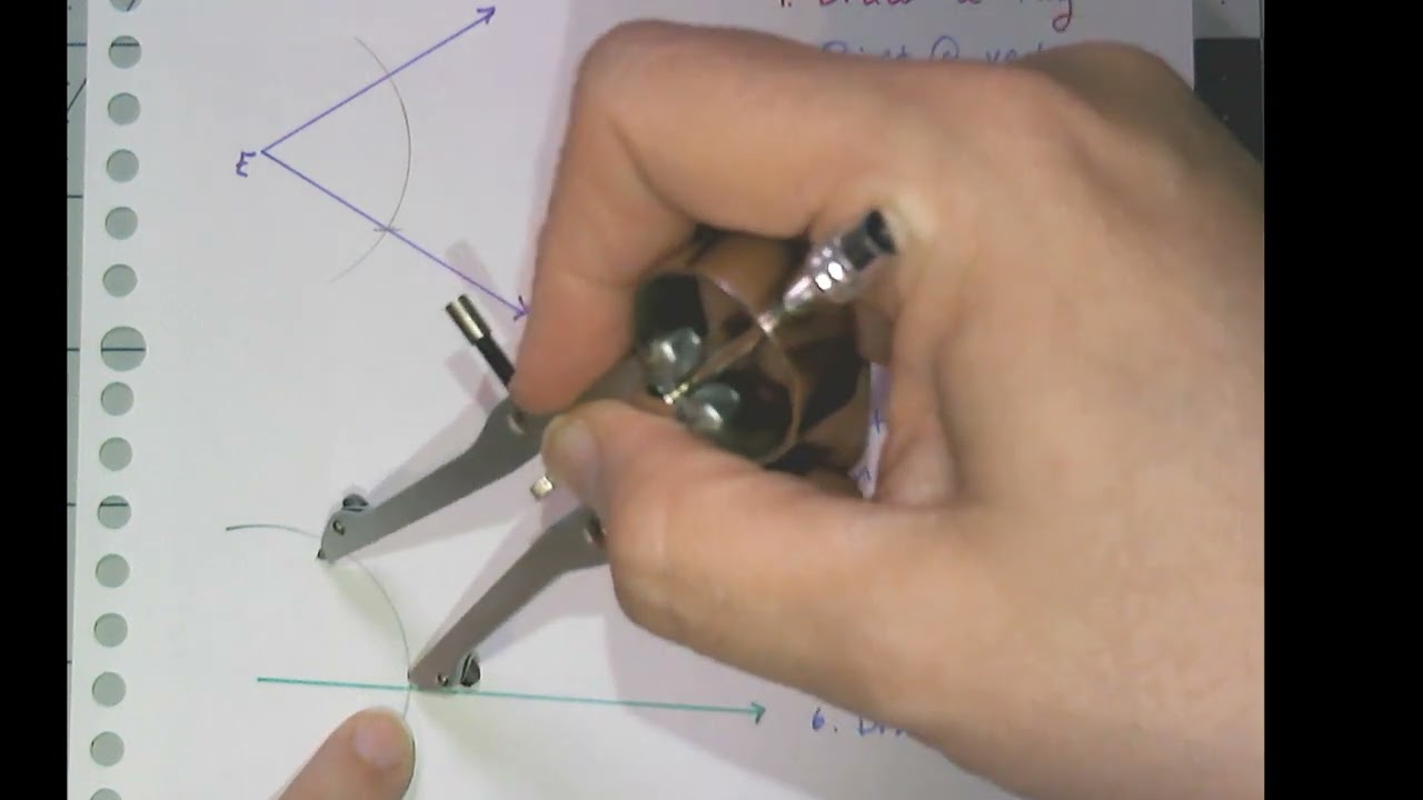 Construction 2: Copying Angles