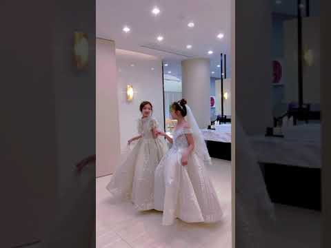 BacklakeGirls Wedding| Agreed to childhood wear wedding dress and get married together future!