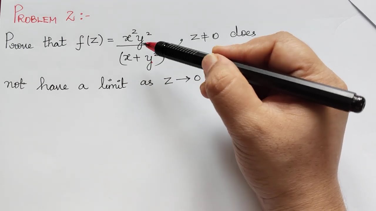 Limits in complex Analysis 