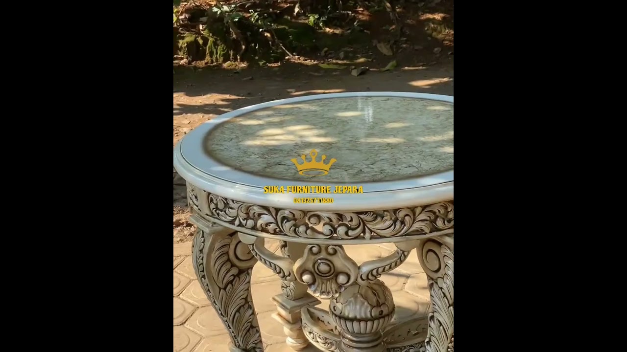 MEJA VOYER / MEJA HIAS VAS BUNGA UNTUK RUANG TAMU LUXURY MODERN CLASSIC