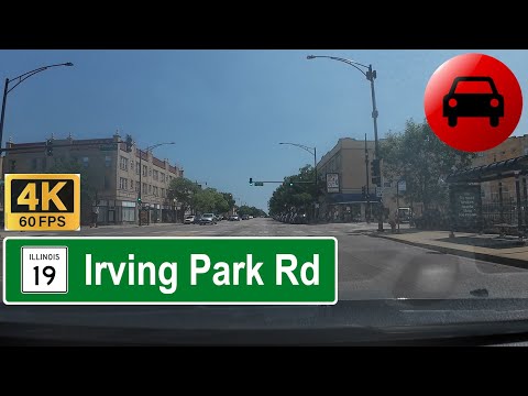 Irving Park Rd (IL 19) EB Entirety (4K), US 20 (Elgin, IL) to Lake Shore Dr (Chicago) | VirtualRoad