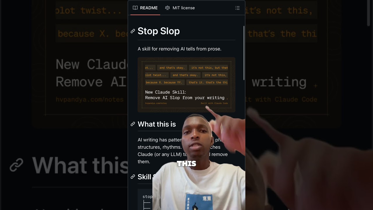 This free GitHub tool called stop-slop drops into Claude and removes every AI tell from your writing
