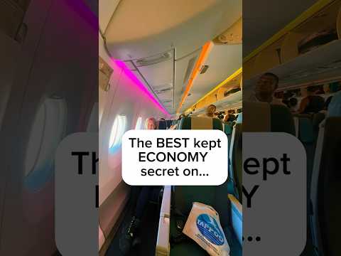 🤯 ECONOMY CLASS seat PRO TIP on A350 🤯 #shorts #traveltips
