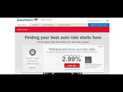 Cheapest Used Car Loan Rates - Bank Of America
