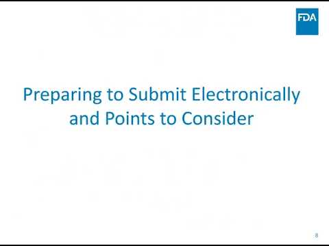 Electronic Submissions- FDA Generic Drugs Forum 2018