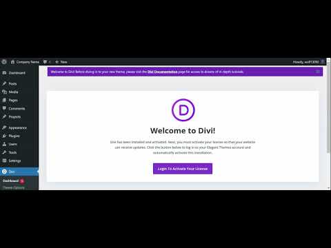 Insall And Activate Divi