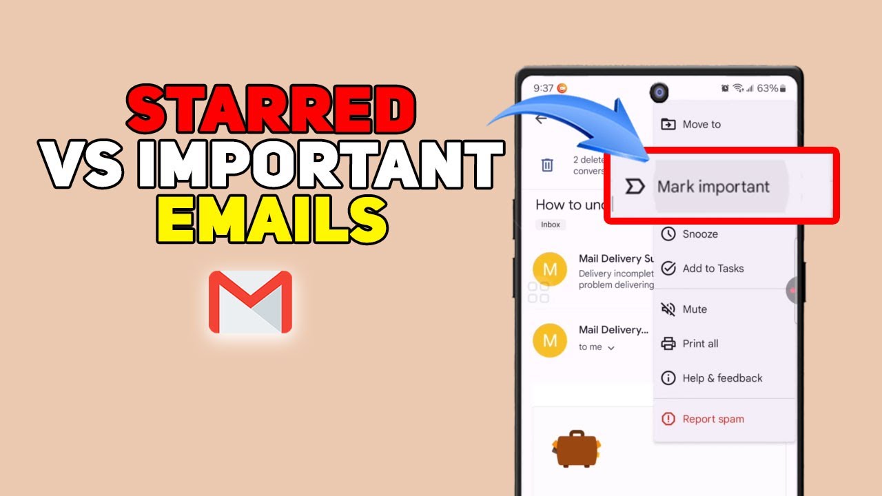 Starred vs Important Emails 2025