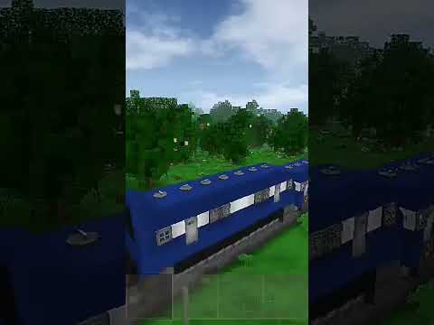 ☺️ Build A Train In Mini Block Craft Game | #shorts #youtube #train
