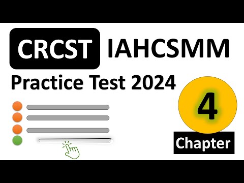 IAHCSMM CRCST Practice Test – Chapter 4
