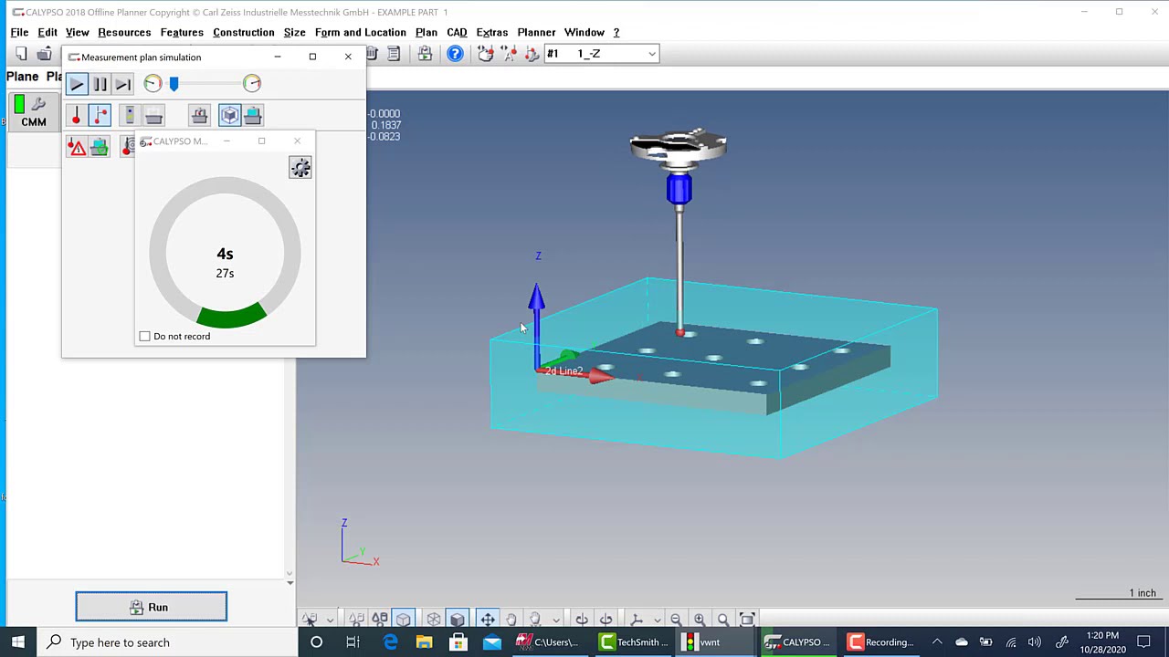 Zeiss CMM Calypso Basic Alignment