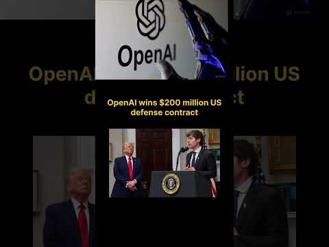 ChatGPT maker OpenAI was awarded a $200 million contract to provide the U.S. Defense Department…