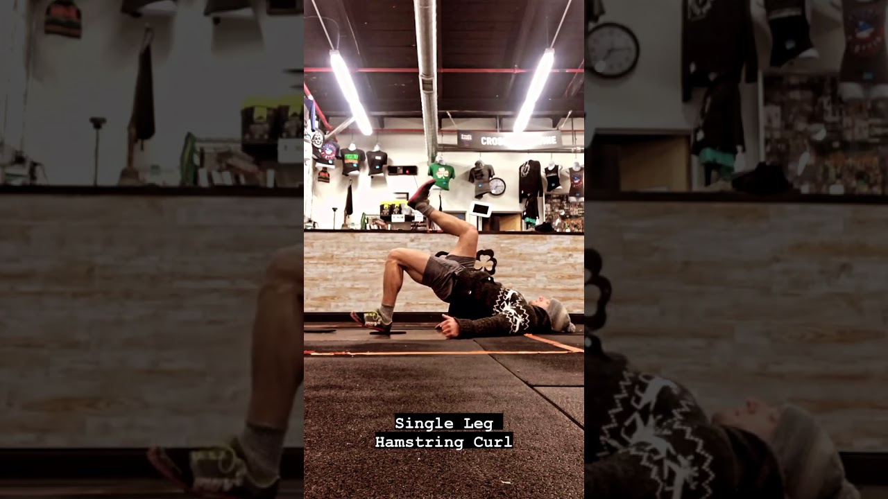Single Leg Slider Hamstring Curl