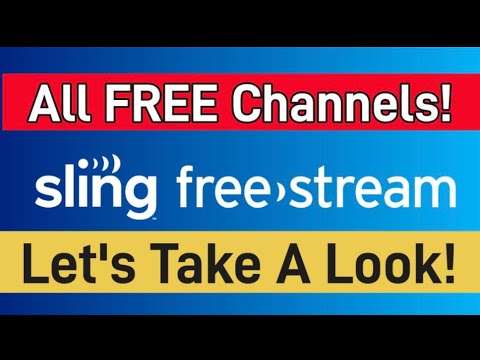 Sling TV| FREE Channels!!! Lots Of Them!