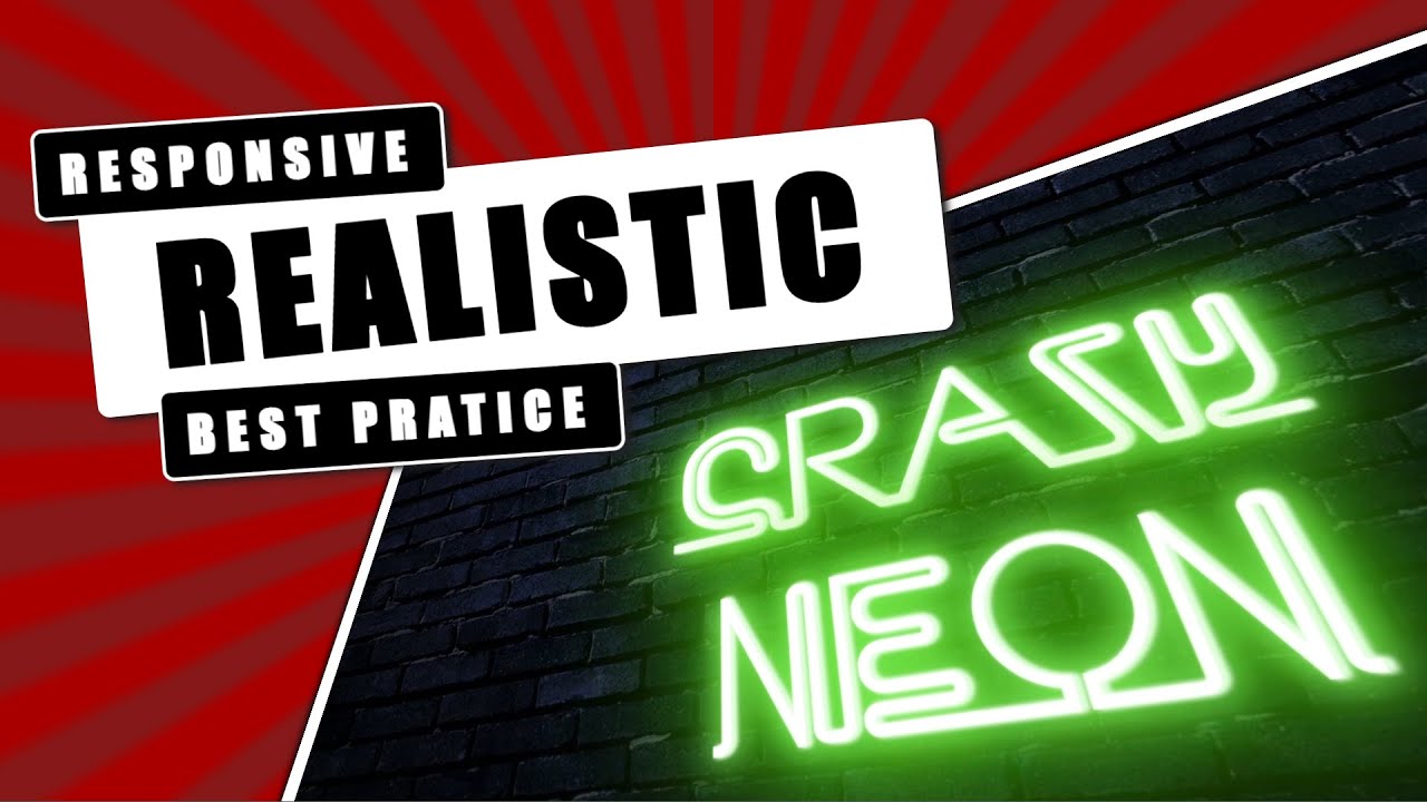 Create A Neon Text Effect In Html/css