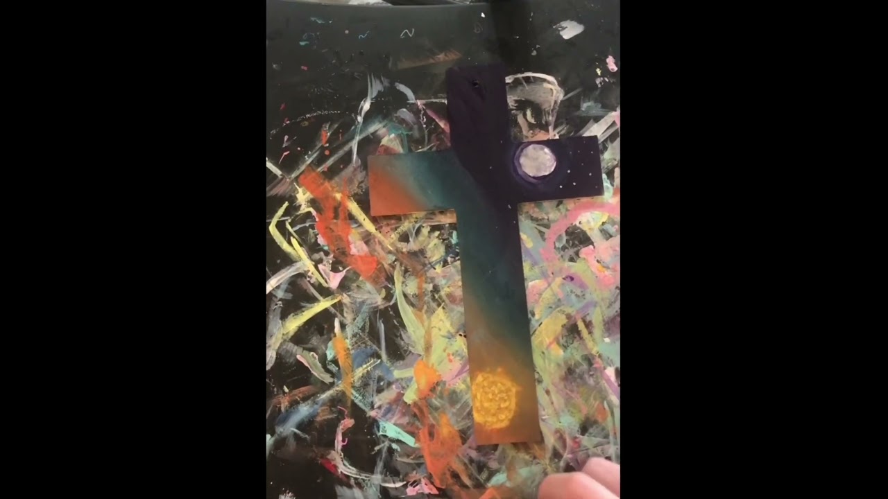 Genesis 1:13-19 #art #god #painting #lord #handmade #christian (not my music)