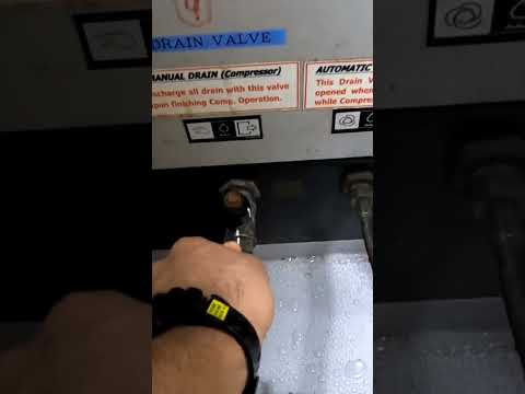 [Alarm] Condensate drain AC not ok. Atlas Copco N2 Compressor. GA160WFF