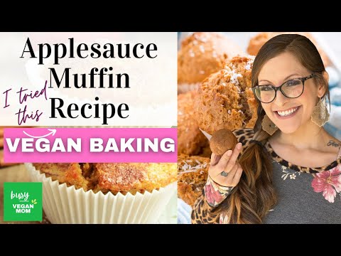 How To Make Vegan Applesauce Muffins🤤