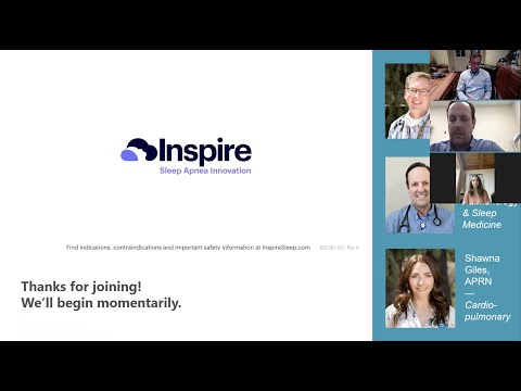 Inspire Sleep Apnea virtual health talk - St. John's Health Sleep Disorder Center