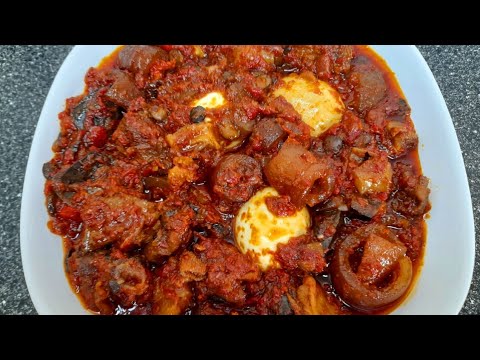 How to Make Ofada Stew|Nigeria Party Designer Stew| Delicious Ayamase Stew