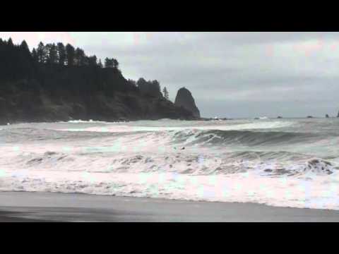 Surfers at La Push, WA.