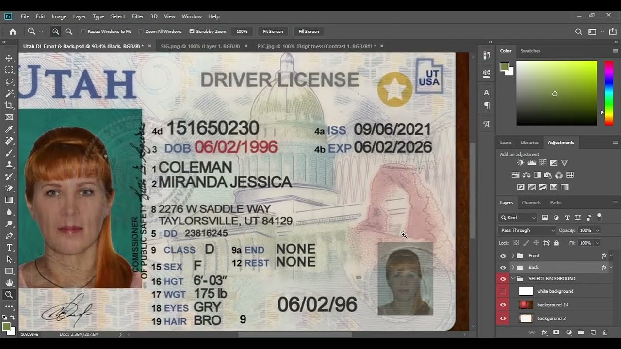 HOW TO MAKE USA SCANNABLE DRIVERS LICENSE ... FOR EDUCATIONAL PURPOSES ONLY !!!