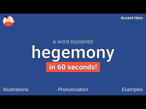 HEGEMONY - Meaning and Pronunciation